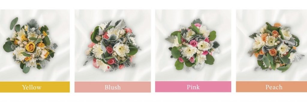 Pre-arranged Wedding Flower Designs (budget-friendly and affordable)