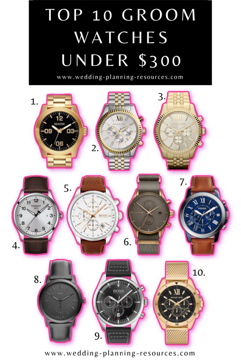 Groom Watches Under $300 | Men's Wedding Fashion