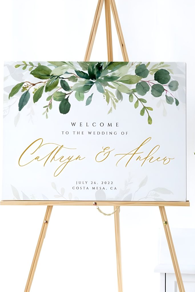 Wedding Welcome Sign Ideas