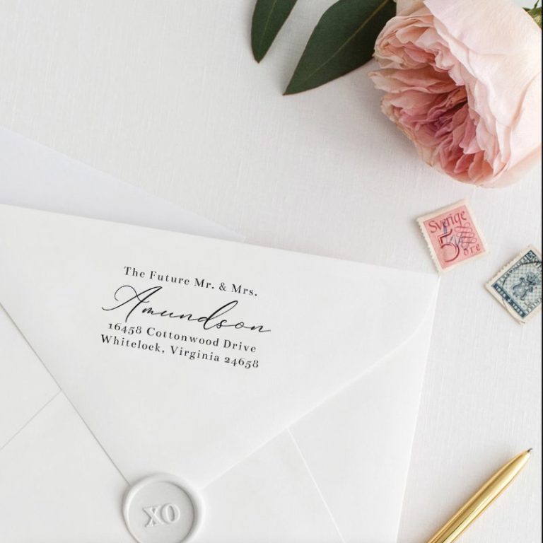 Custom Wedding Stamps You'll Love | Elegant | Affordable | Pretty